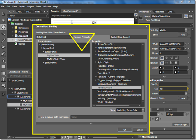 Windows developer future: Expression Blend 3: Merged Resource Dictionaries & Element Binding